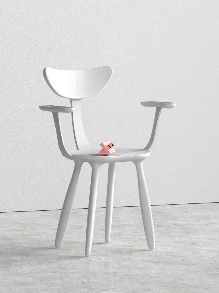 Daiku Armchair Ash Victoria Magniant The Invisible Collection